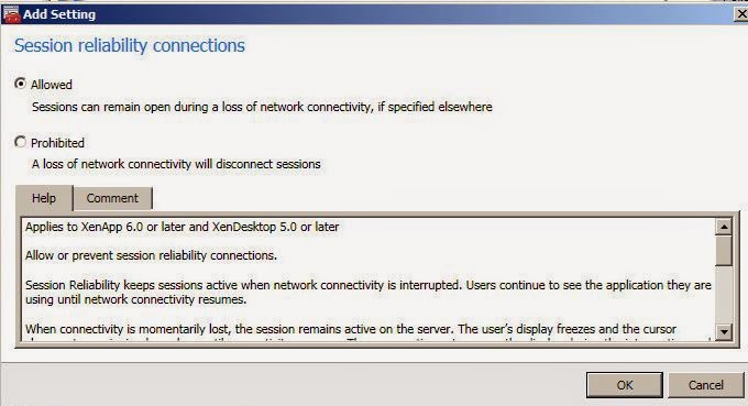 Tech blog: Citrix XenApp : Session Reliability