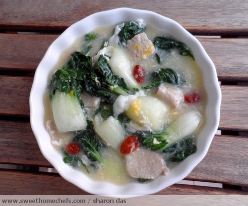 Sweet Home-Chefs: Nai Pak Choy (Extra Dwarf Chinese Cabbage) with Pork ...