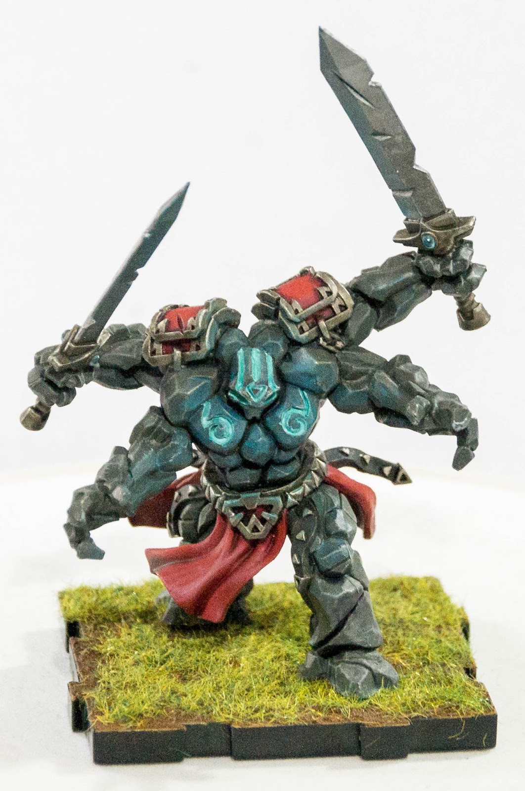 Mann's Model Moments: Runewars Painting 1 - Rune Golem and Carrion Lancer
