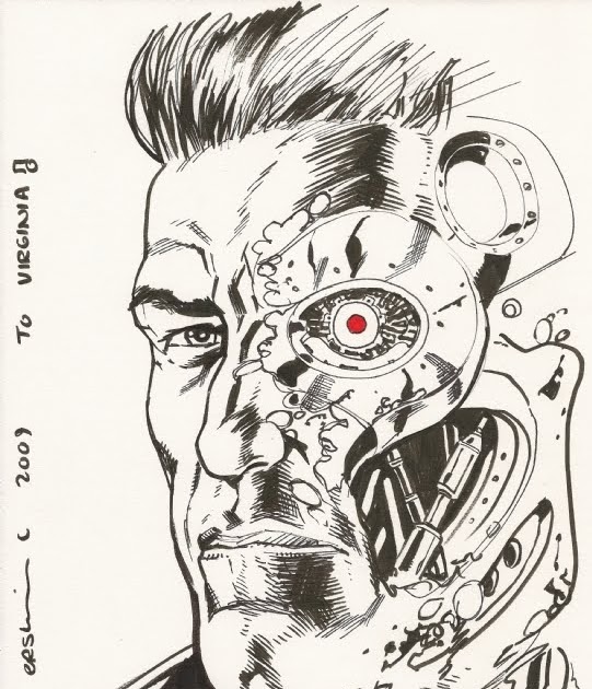 Gary Erskine Online: Terminator. Sketch. 2009.