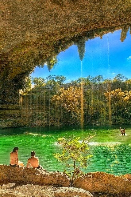 The lagoon - Hamilton Pool, Texas