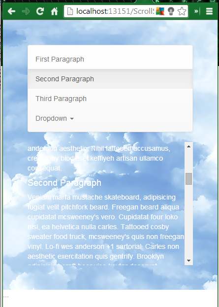 The ASP.NET MVC Club: Step by step how to create an ScrollSpy NavBar with the Twitter Bootstrap