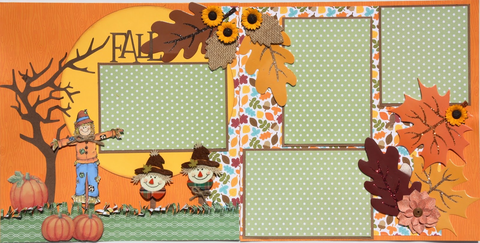AMAZING GRACE Paper Crafts: Autumn/Fall Layouts