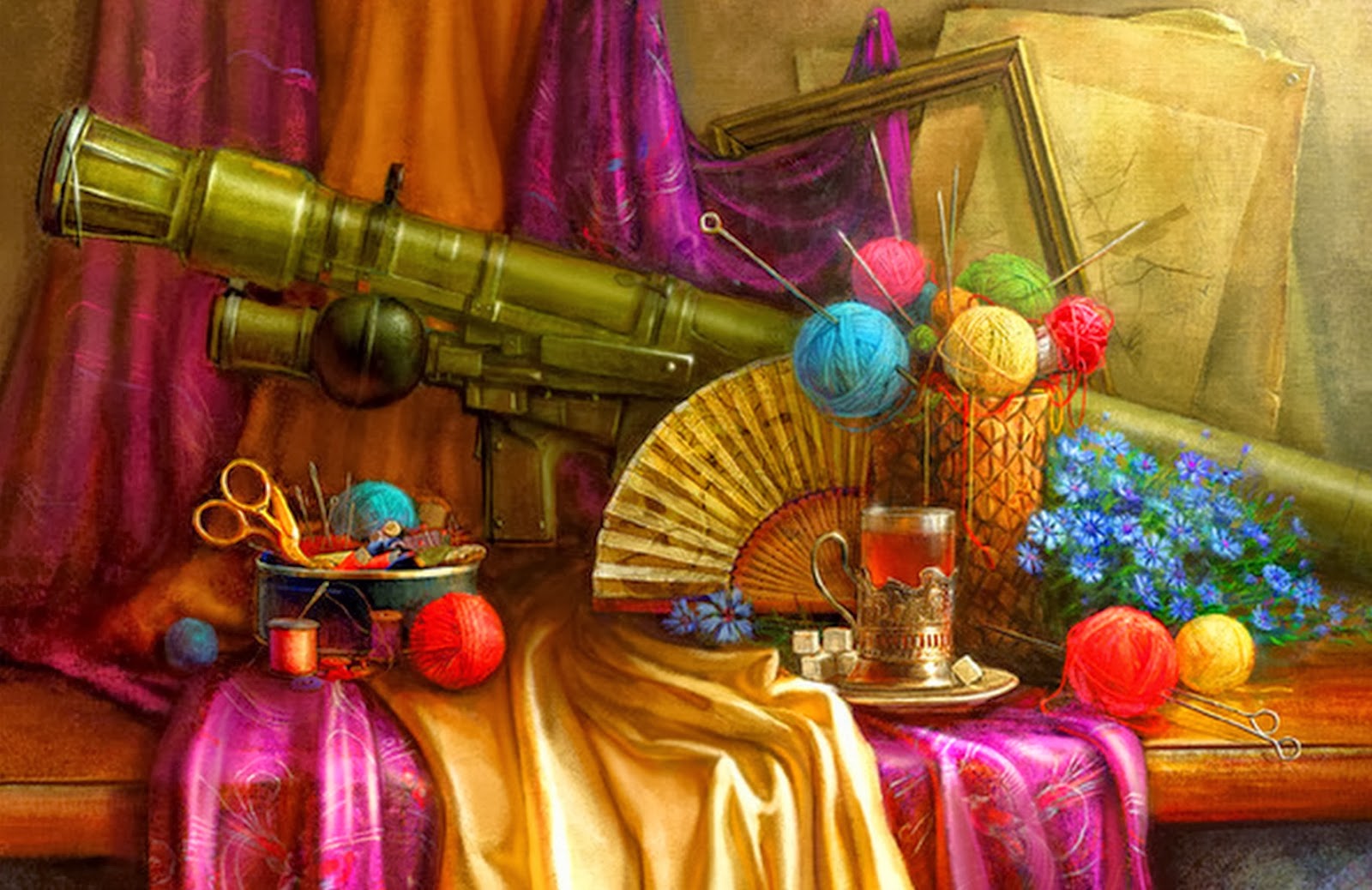 El arte es su máxima expresión : Bodegones Modernos Pintados al Óleo ...