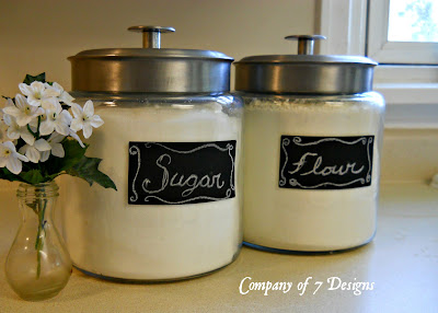 Company of 7 Designs: Chalk Paint Label Tutorial