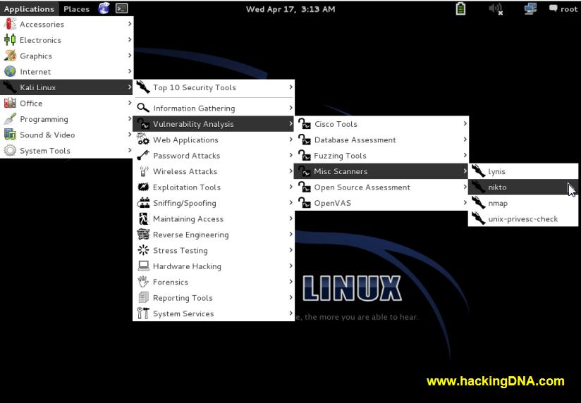 NIKTO ON KALI LINUX - HackingDNA NIKTO ON KALI LINUX - HackingDNA