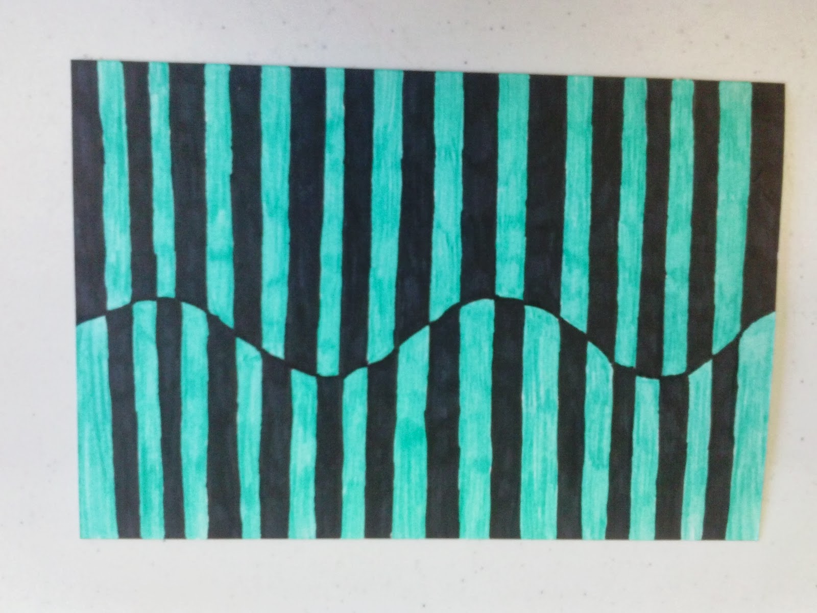 Colors and Shapes: Op Art Designs