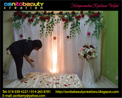 Backdrops untuk Majlis Berendoi | Asnita Beauty Creation