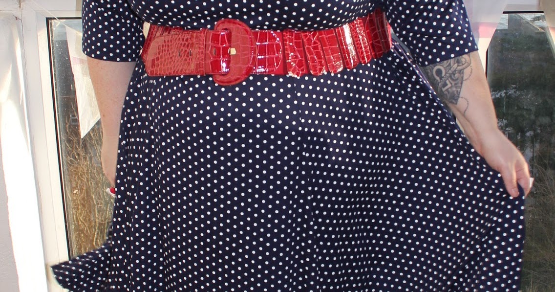 Yours Clothing 99p polka dot dress - Love Leah