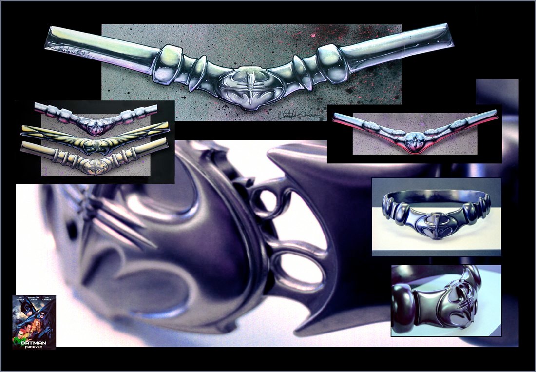 BATMAN FOREVER Weapons Concept Art by Chrisopher Ross « Film Sketchr