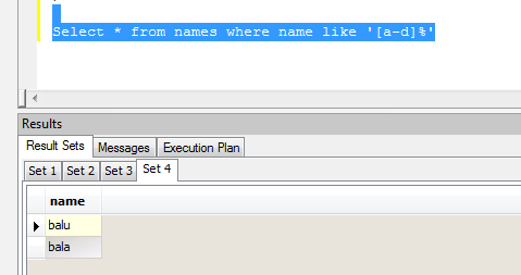 c#, javascript, jquery, sql server, .net examples : SQL SELECT names ...
