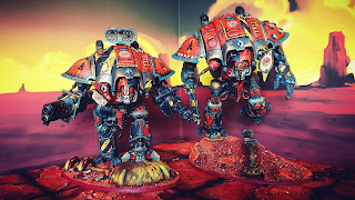 Confessions of a 40k addict: Imperial Knights - House Corvus Twins in ...