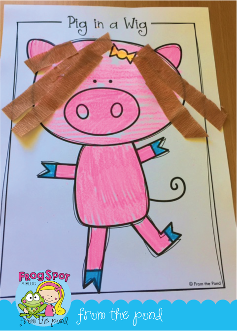 Pig in a Wig Printable Reader + Freebie | From the Pond
