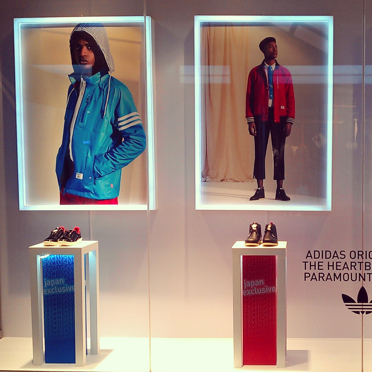 Adidas window display, Bangkok