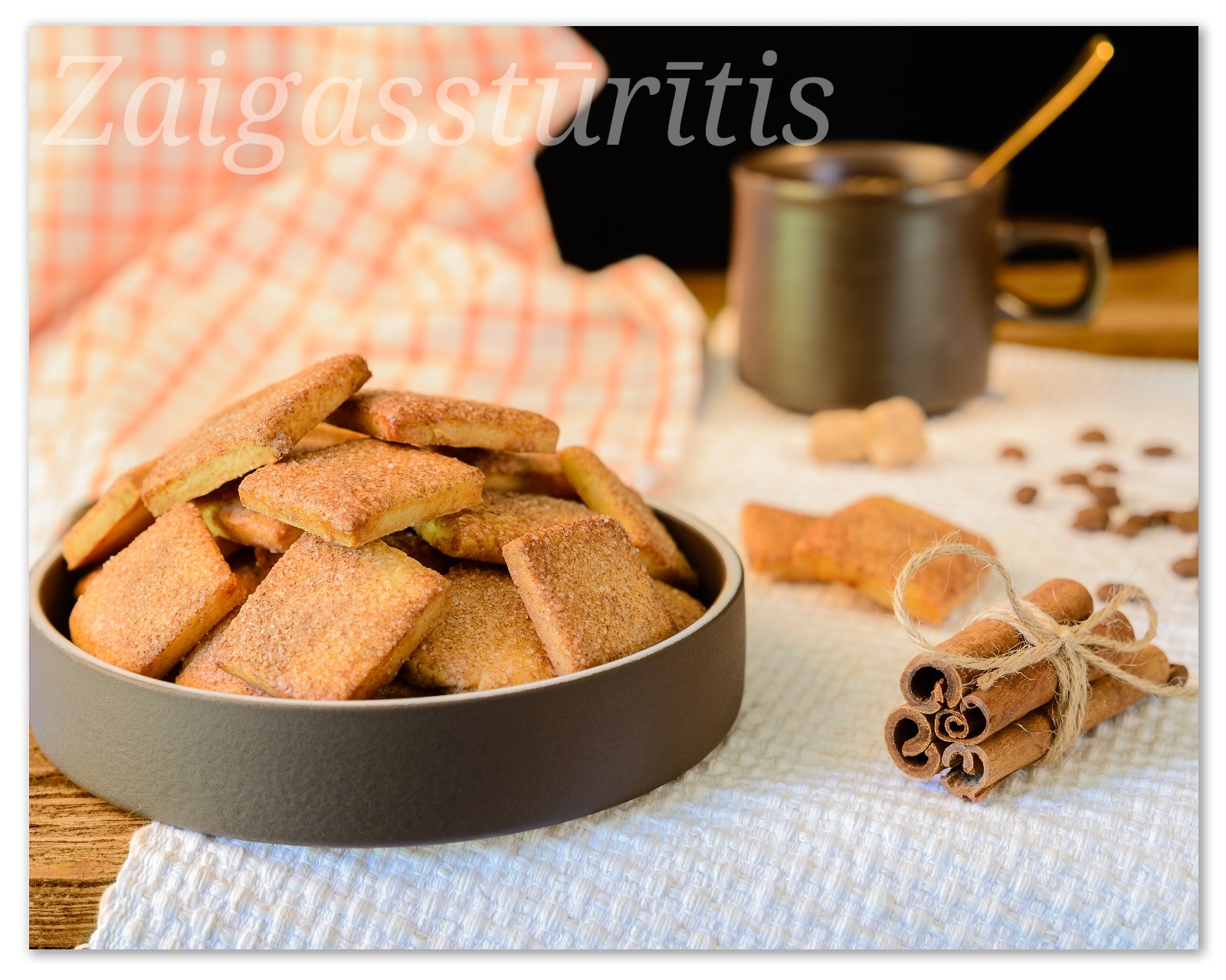 Zaigas stūrītis: Kanēļa cepumi no smilšu mīklas