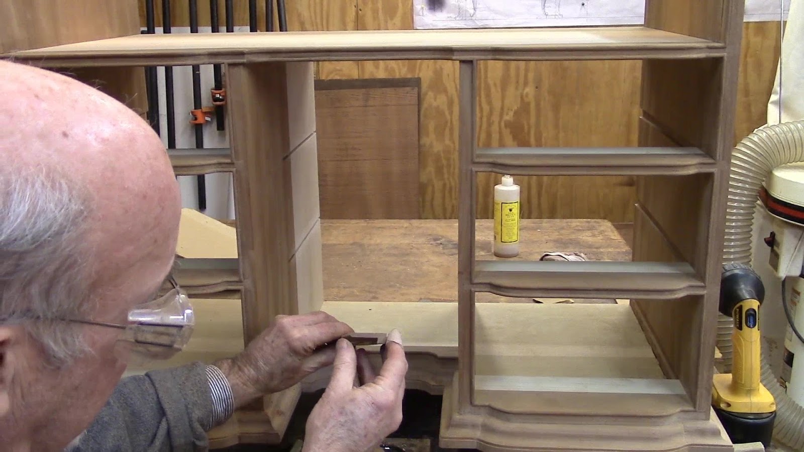 David Boeff Furniture Maker: Townsend Kneehole Bureau Blocked Ogee ...