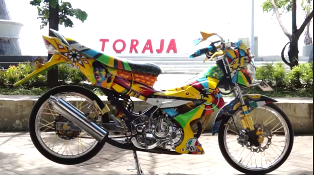 Kumpulan Modifikasi Satria FU Full AirBrush - Seputar Satria