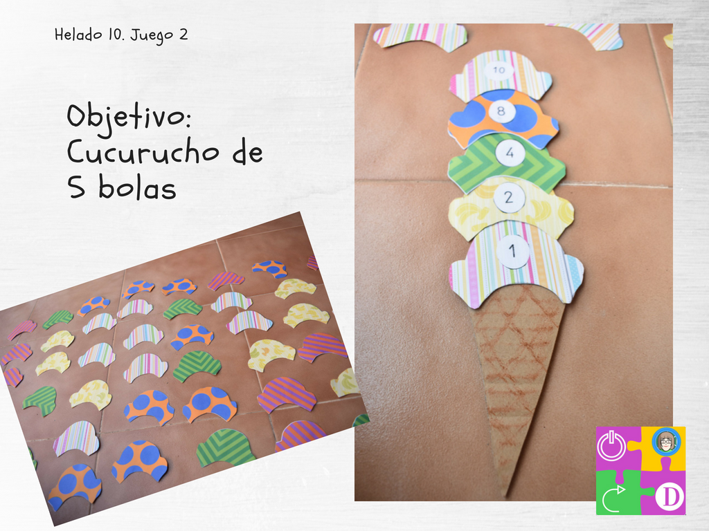 ORDENANDO MI CAJON DESASTRE: JUEGO DIY: HELADOS 10