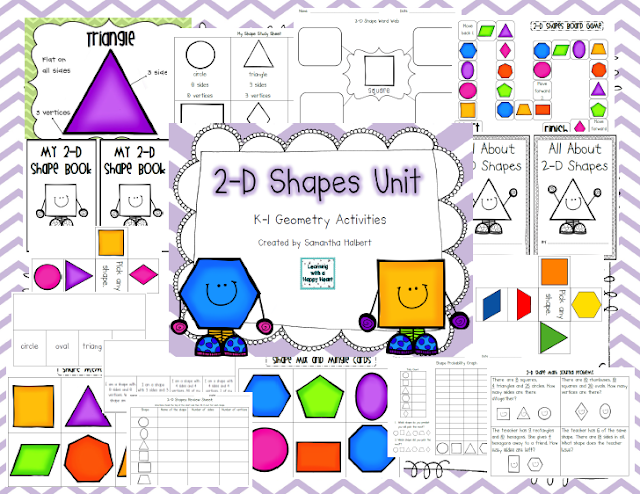 Learning with a Happy Heart: 2-D Shapes Unit