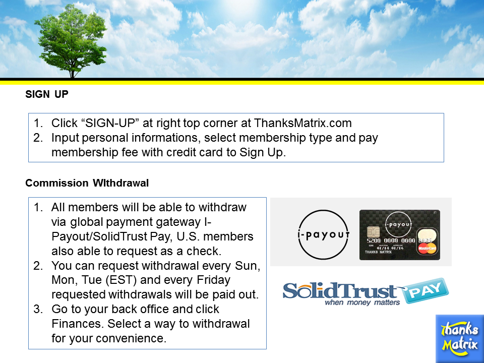 Thanks Matrix: Thanks Matrix can change your life