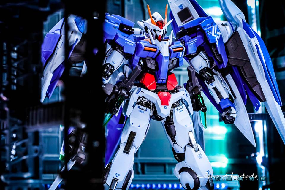 GUNDAM GUY: Metal Build Gundam Exia & 00 Raiser - Diorama Photo Images