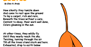 Holly's Literature Collection Blog: Poem: Leaves