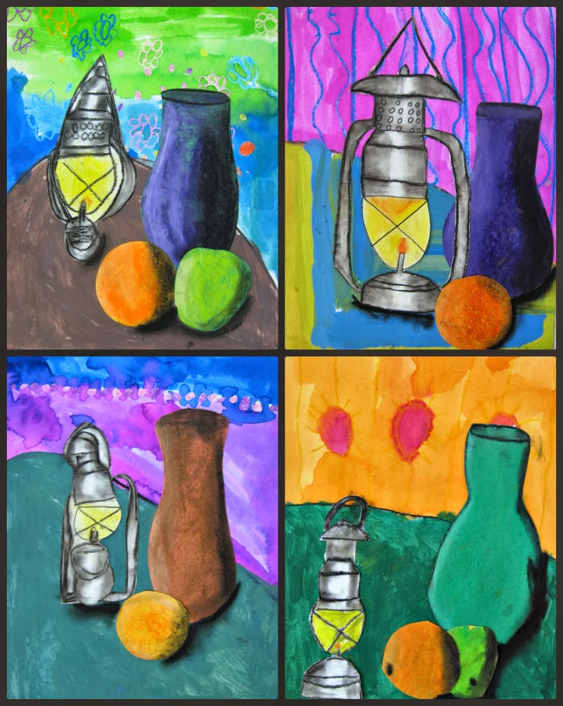 MaryMaking: Colorful Collage Still Lifes