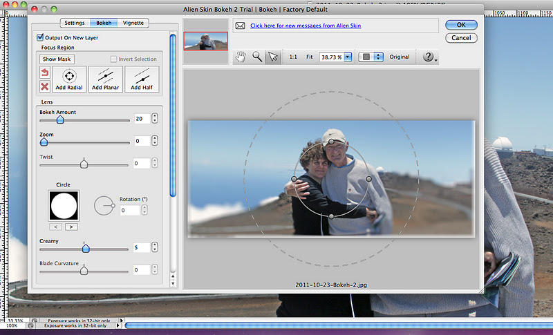 Pro Photography Learning: Bokeh 2 - Plug-In from Alien Skin