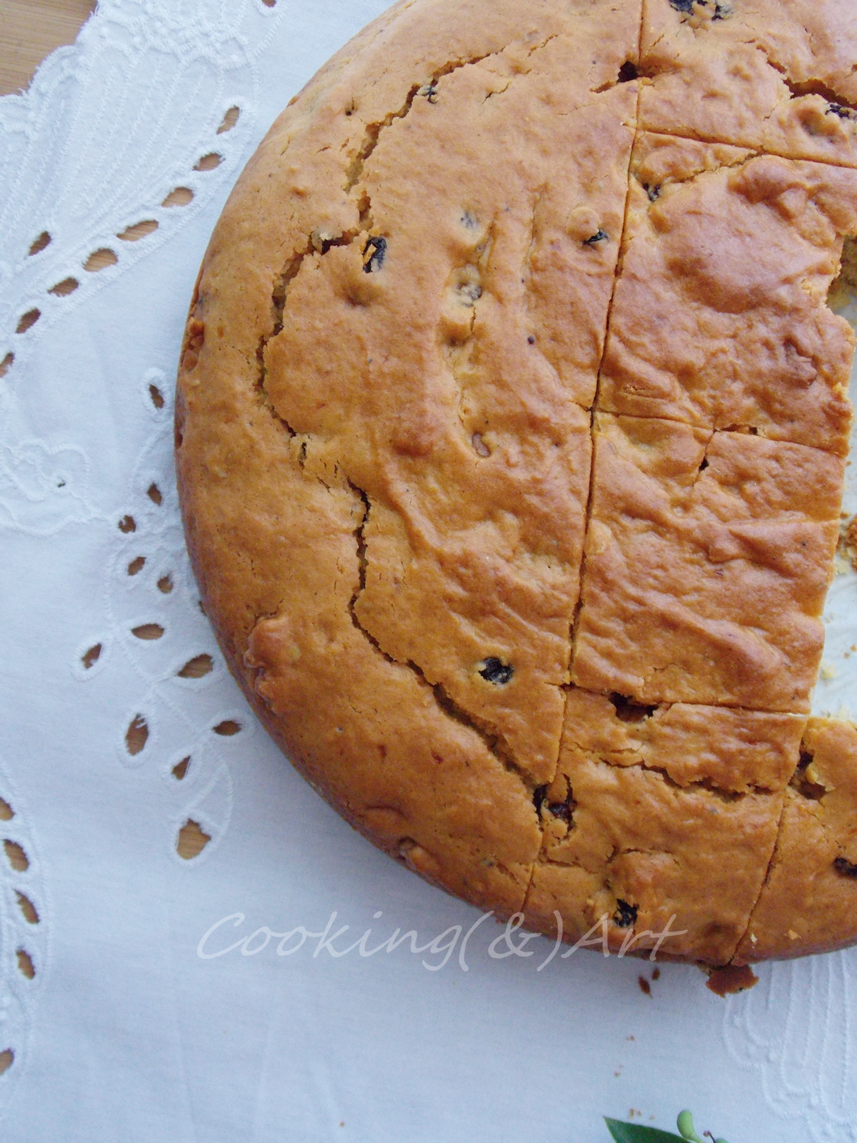 Φανουρόπιτα / Fanouropita (The cake of Saint Fanourios) - Cooking & Art ...