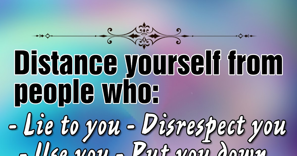 Distance Yourself