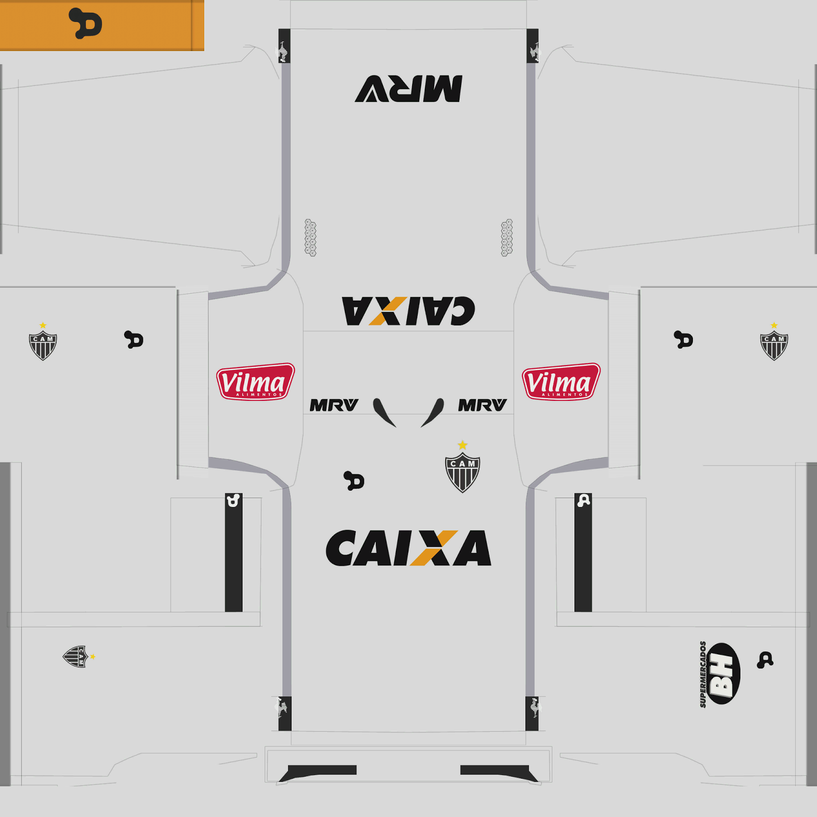 PES-UP EDIT: PES2016 - NOVOS KITS ATLÉTICO MINEIRO E FLUMINENSE - 2017