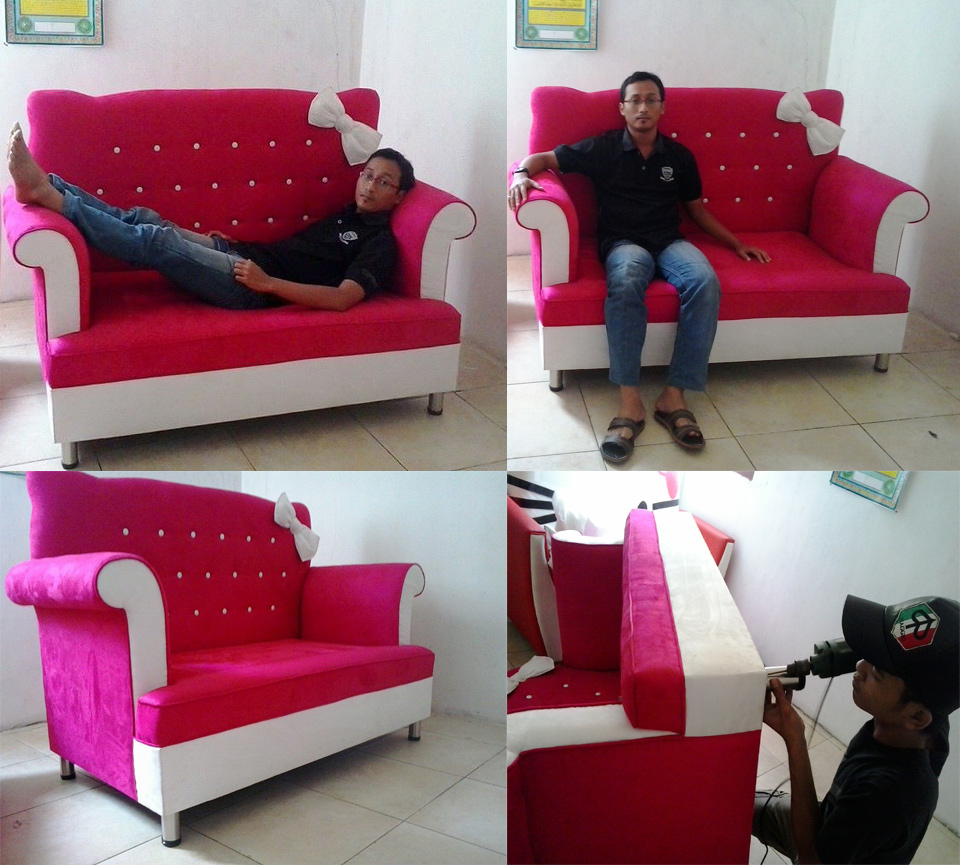 Furniture Hello Kitty: Sofa Hello Kitty HK008