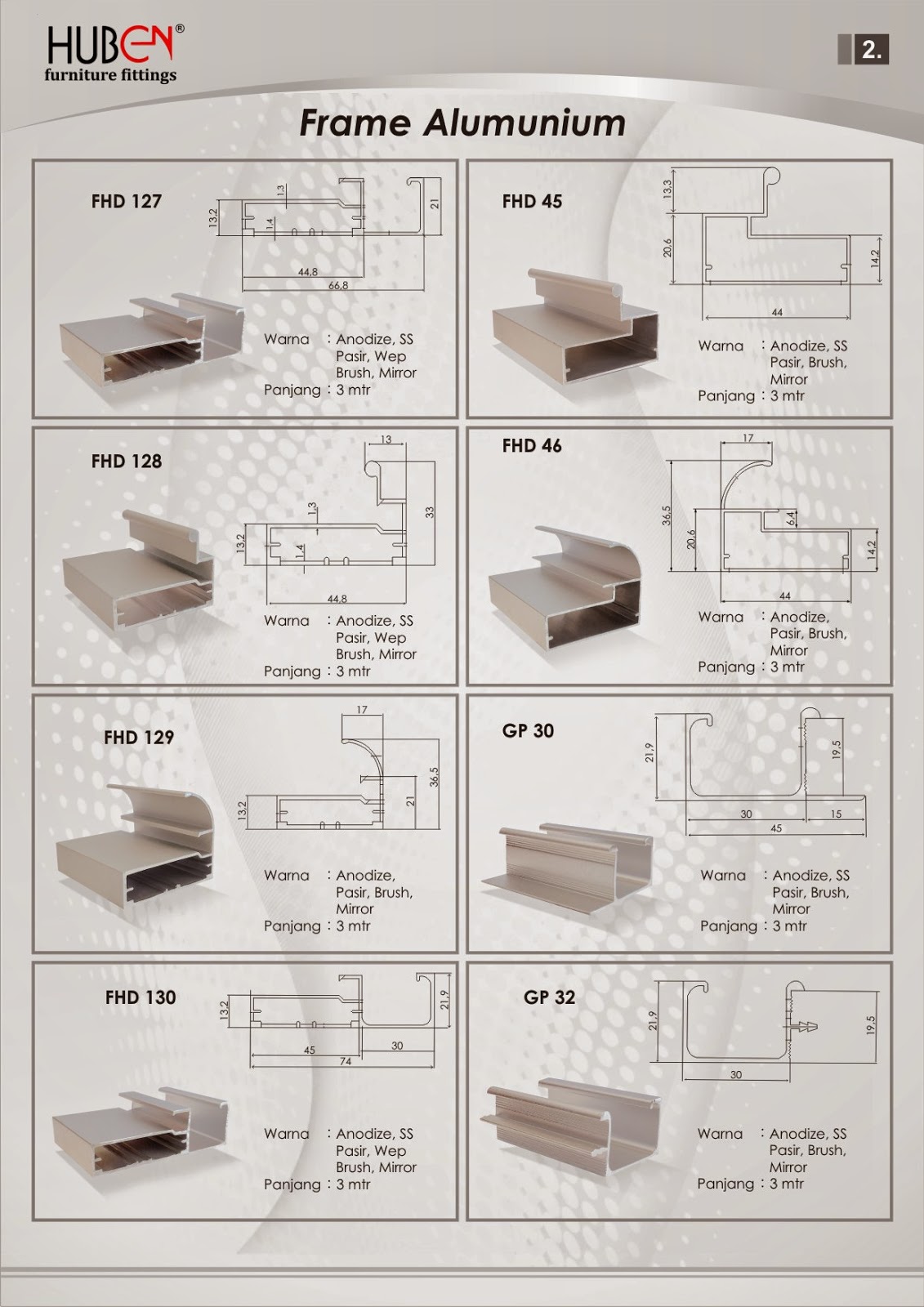 Produk Huben: KATALOG HUBEN EDISI 01