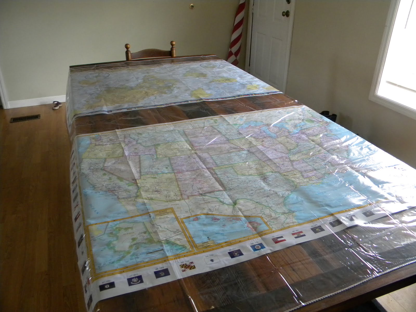 map tablecloth