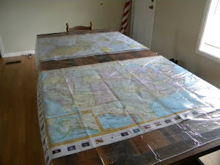 map tablecloth