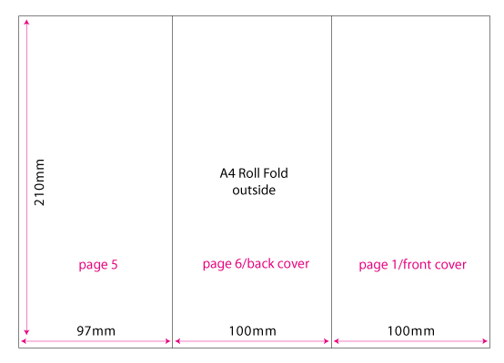Kopykat blog: Artwork tip - DL roll fold leaflets