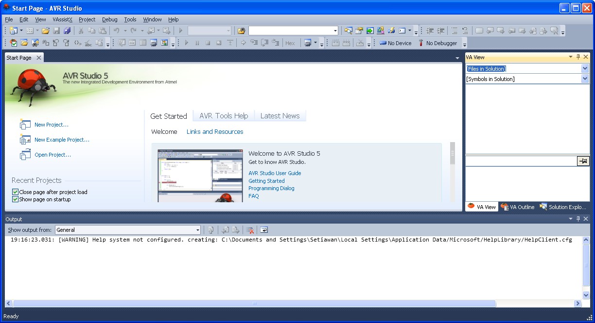 AVR Studio 5 beta - All About Microcontroller