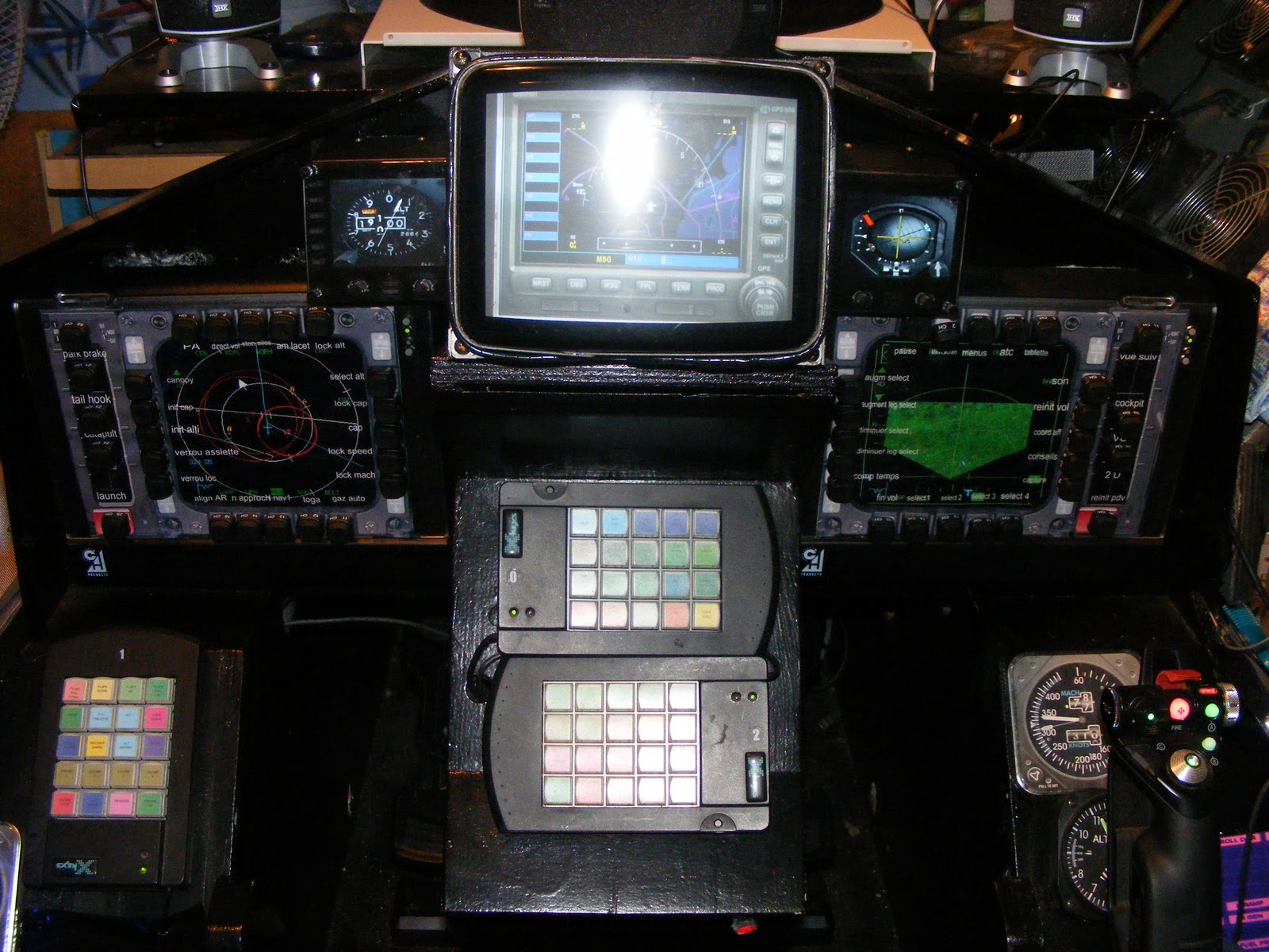 Grimreapers83 Homebuilt cockpit : Panel