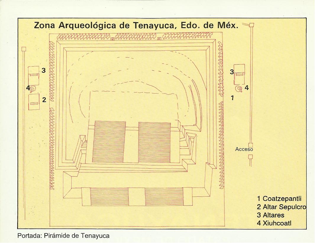 Tlamatzinco: PARA ENTENDER A TENAYUCA, LA PIRAMIDE