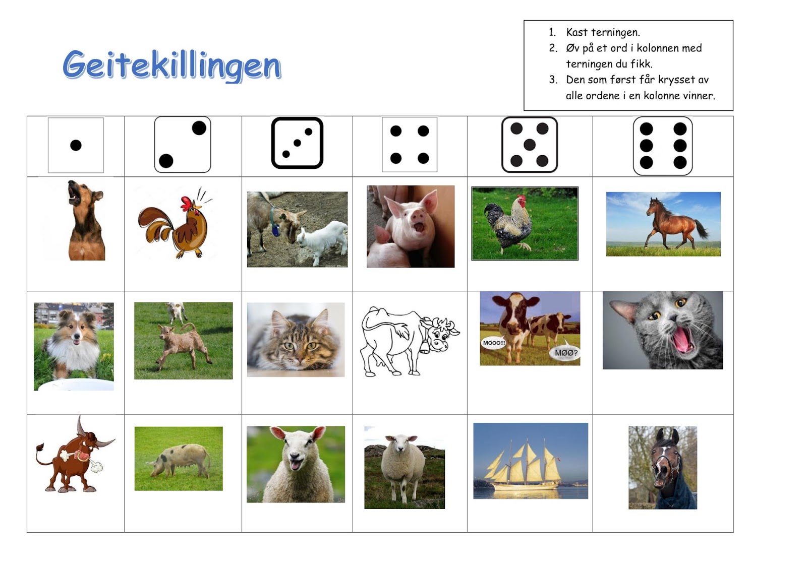 Snipp Snapp Snute: Geitekillingen som kunne telle til 10