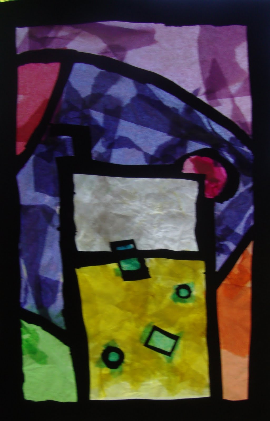 Art. Paper. Scissors. Glue!: Stained Glass