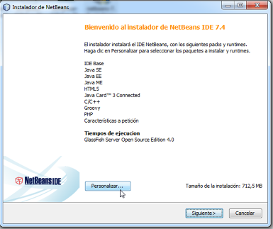 Descarga e instalación de Netbeans 8.2