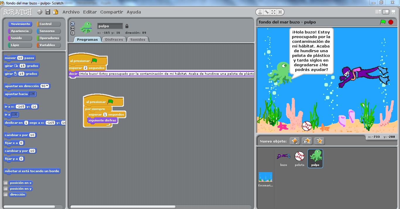 Escuela 11 DE 12: EMI - introducción a la programación con Scratch