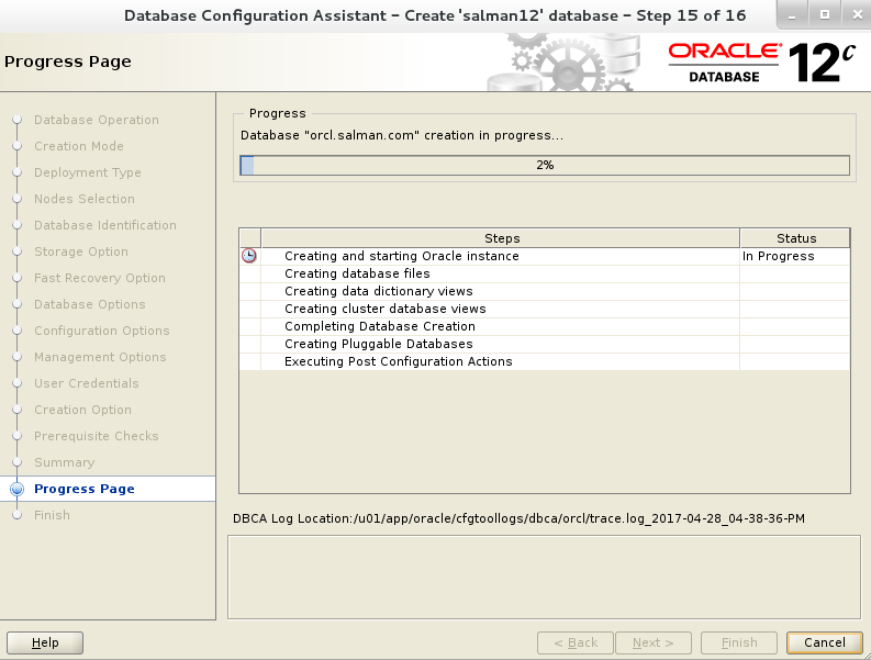 Creating A Real Application Cluster Rac 12c Database Using Dbca Oraclenext Solution To Your