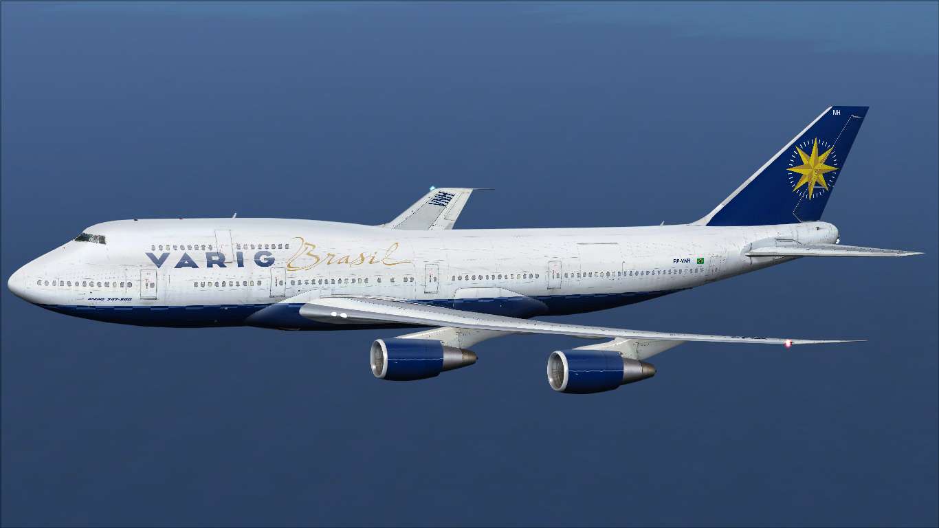 Texturas Brasileiras: Varig Boeing 747-300M PP-VNH