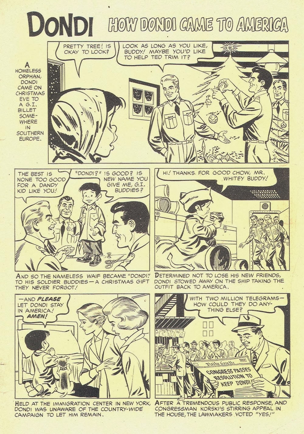 Saved From The Paper Drive: Dondi in "Five Dollars for Luck"