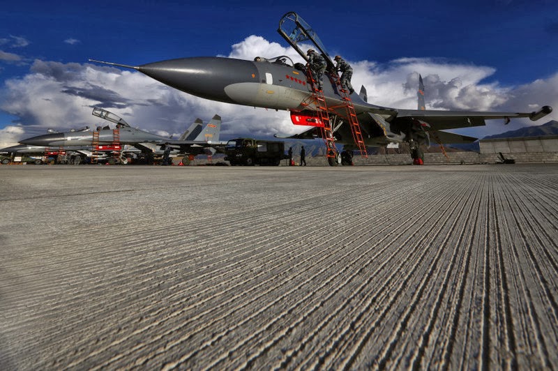 Chinese Air Force Base in Mountainous Region | Chinese Military Review