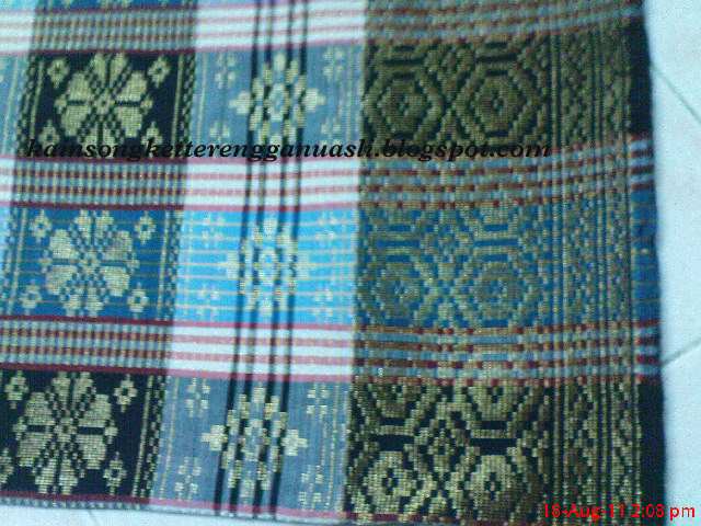 Songket Terengganu Asli: Kain Songket Terengganu ( Corak Proton Saga 15)