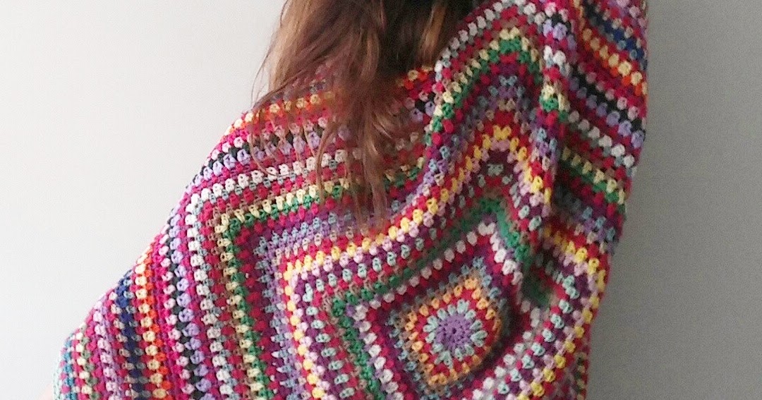 CHAQUETA GRANNY SQUARE MULTICOLOR