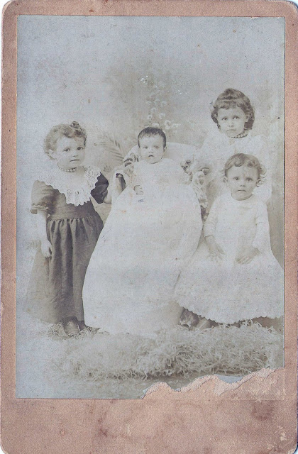 Nolichucky Roots: Four Sawyer Girls, 1893 - Wordless Wednesday